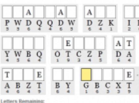 Cryptograms by Puzzle Baron - Play Online Cryptograms by Puzzle Baron ...