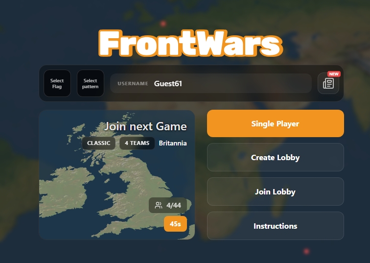 Frontwars.io - Play Online Frontwars.io on Itch.io Game